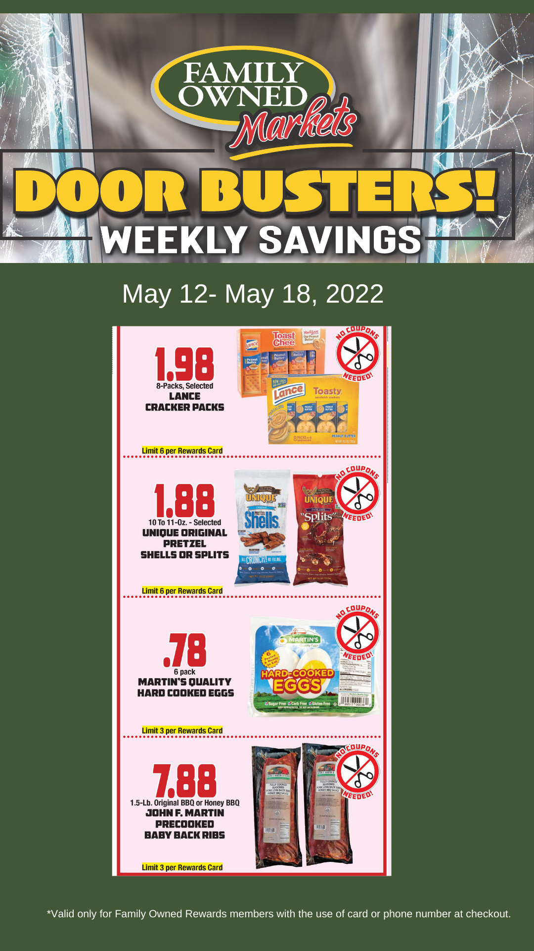 Doorbuster Savings | Family Owned Markets